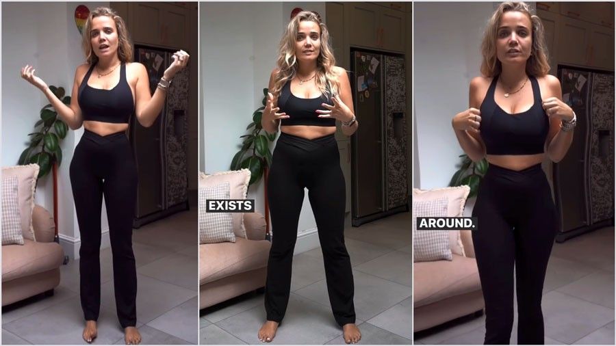 The influencer shows how the appearance is manipulated even in the ...