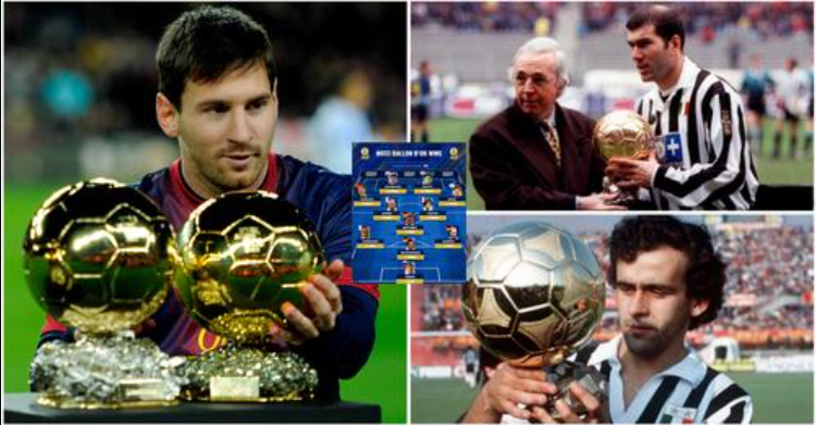 The line-up with the Golden Ball winners over the years that included a ...