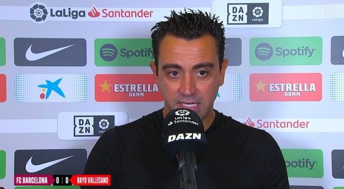 Xavi disappointed with the draw against Vallecano - Telegrafi - Telegrafi