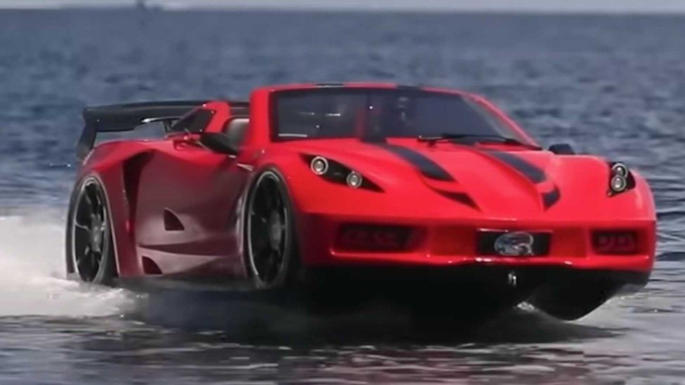 This is Jet Car a floating Chevy Corvette C7 - Telegraph - Telegraph
