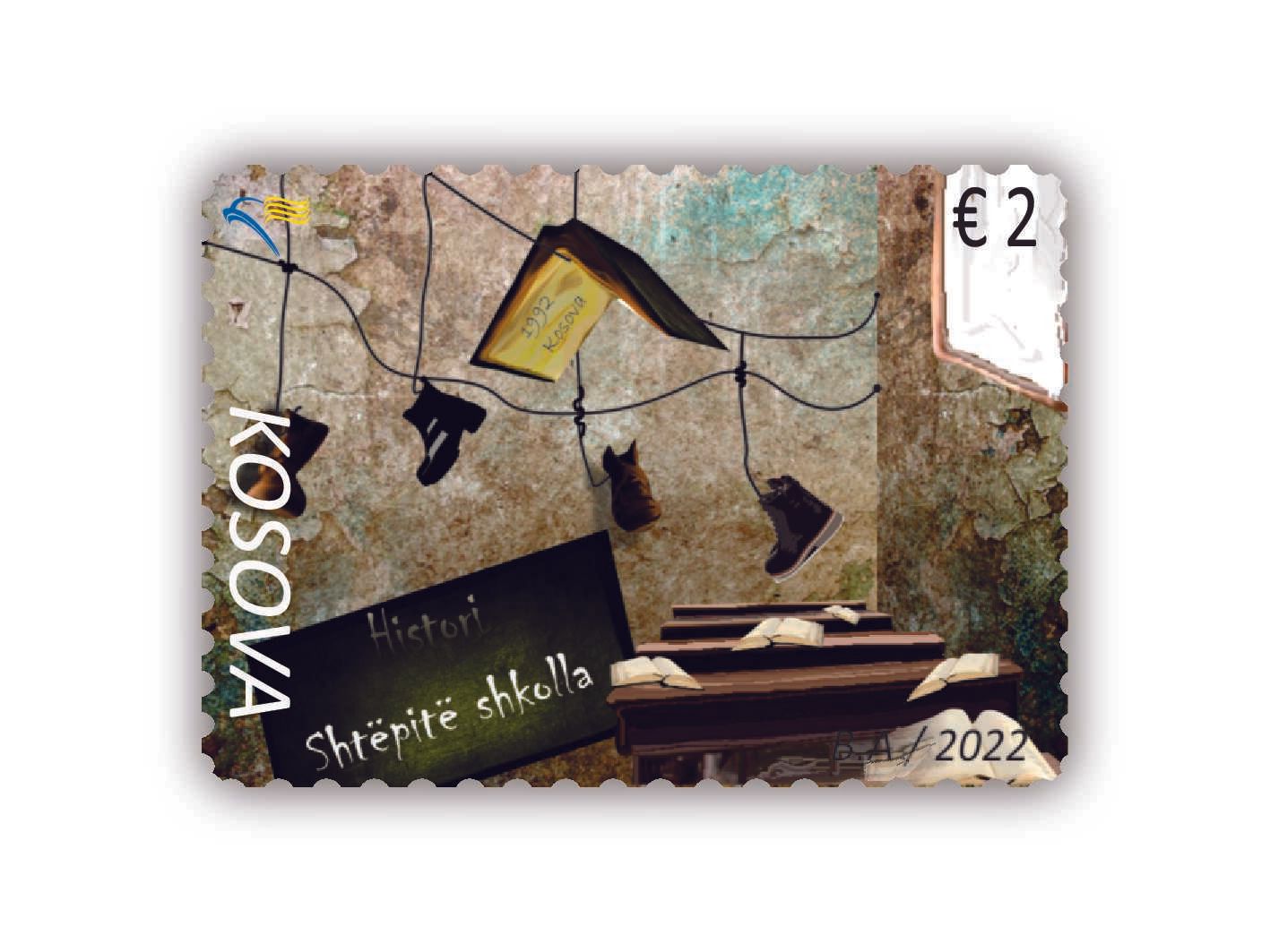 Lëshohet në qarkullim pulla postare ‘’Shtëpitë shkolla’’ - Telegrafi ...