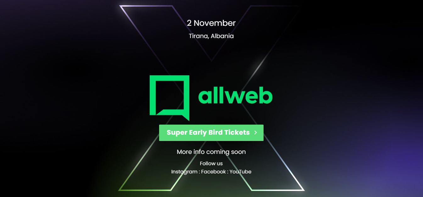 The AllWeb international conference returns to Albania this November - Telegrafi - Telegrafi