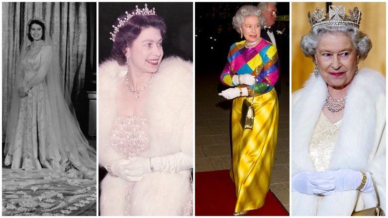 Queen Elizabeth II's most iconic fashion moments over the years ...