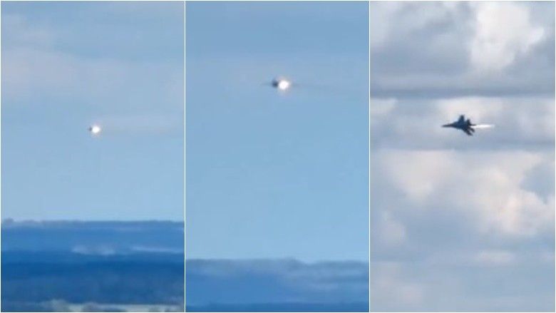 Footage shows Russian plane falling from sky as Ukrainians shoot down ...
