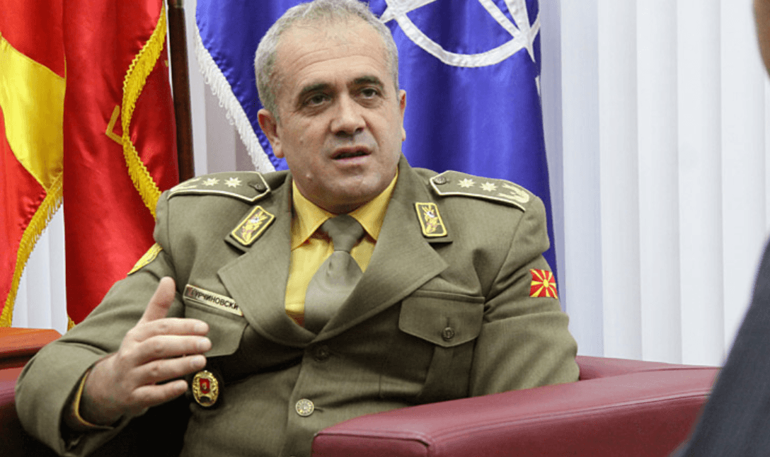 The vehicle of the Chief of Staff Vasko Gjurčinovski caught fire while ...