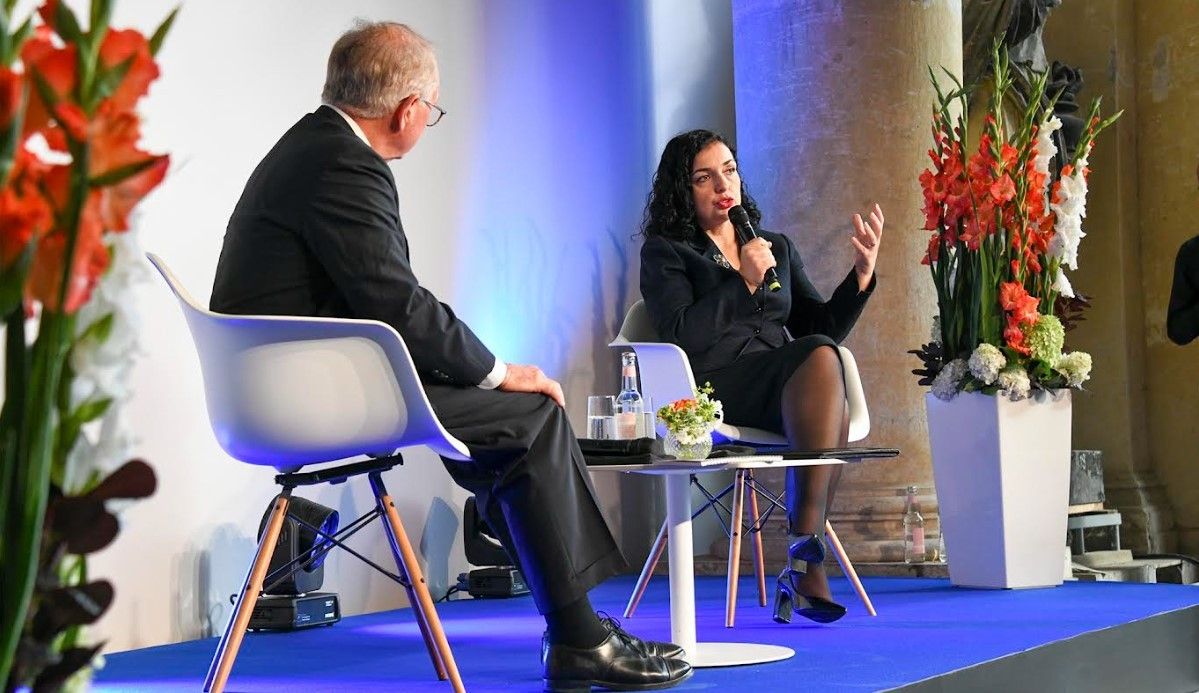 President Osmani in Germany: Republic of Kosovo, story of success in ...