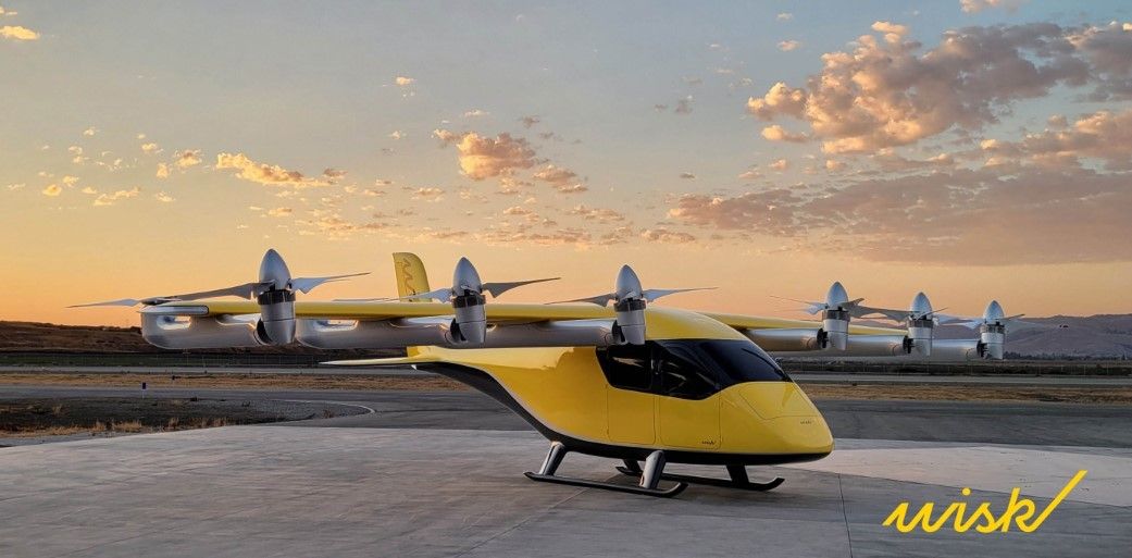 Taksia fluturuese e kompanisë Wisk Aero, ka katër ulëse dhe mund të ...