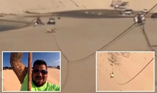 Tourist falls to his death when a "zipline" failed in Brazil ...