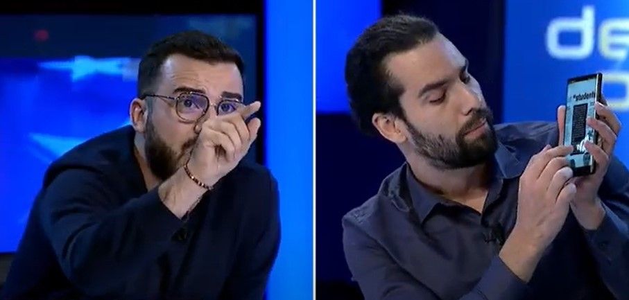 The debate between Hasan and Hoxha deviates, "You are a sexual harasser ...