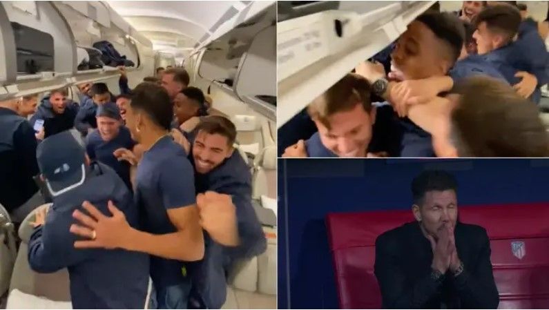 Porto's party on the plane is simply extraordinary, the Portuguese ...