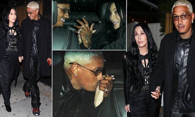 Cher sparks rumors of a love affair with Alexander Edwards, the rapper ...