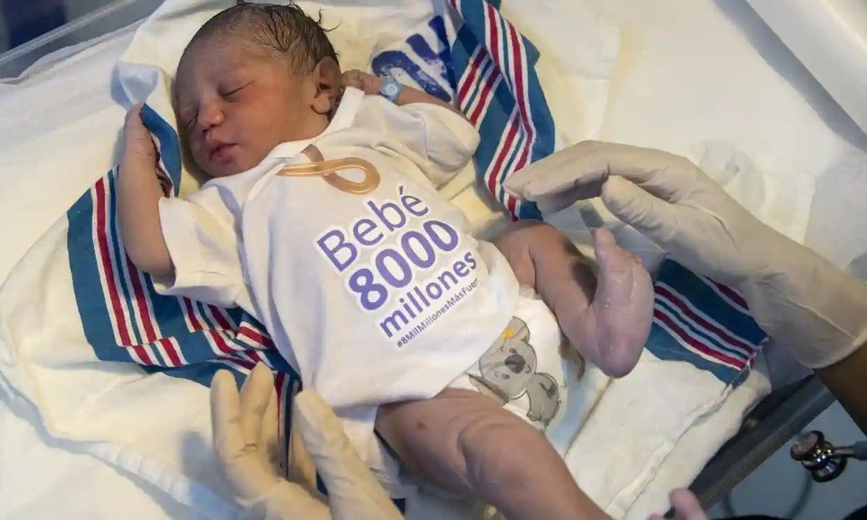 Don't panic about the birth of the eight billionth baby; before he ...