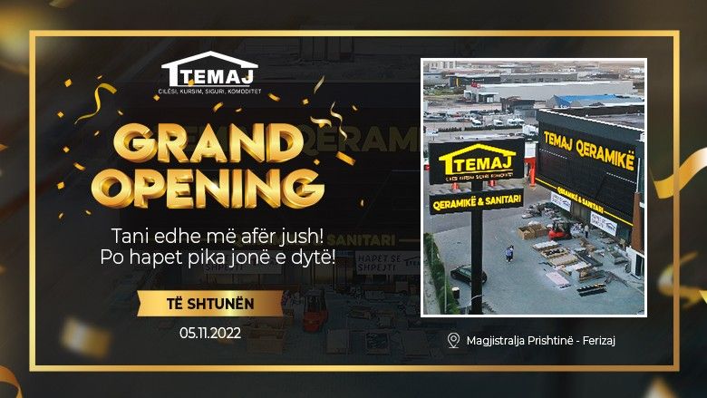 Showroom-in e dytë të Temaj do të keni mundësi ta vizitoni qysh nga e ...
