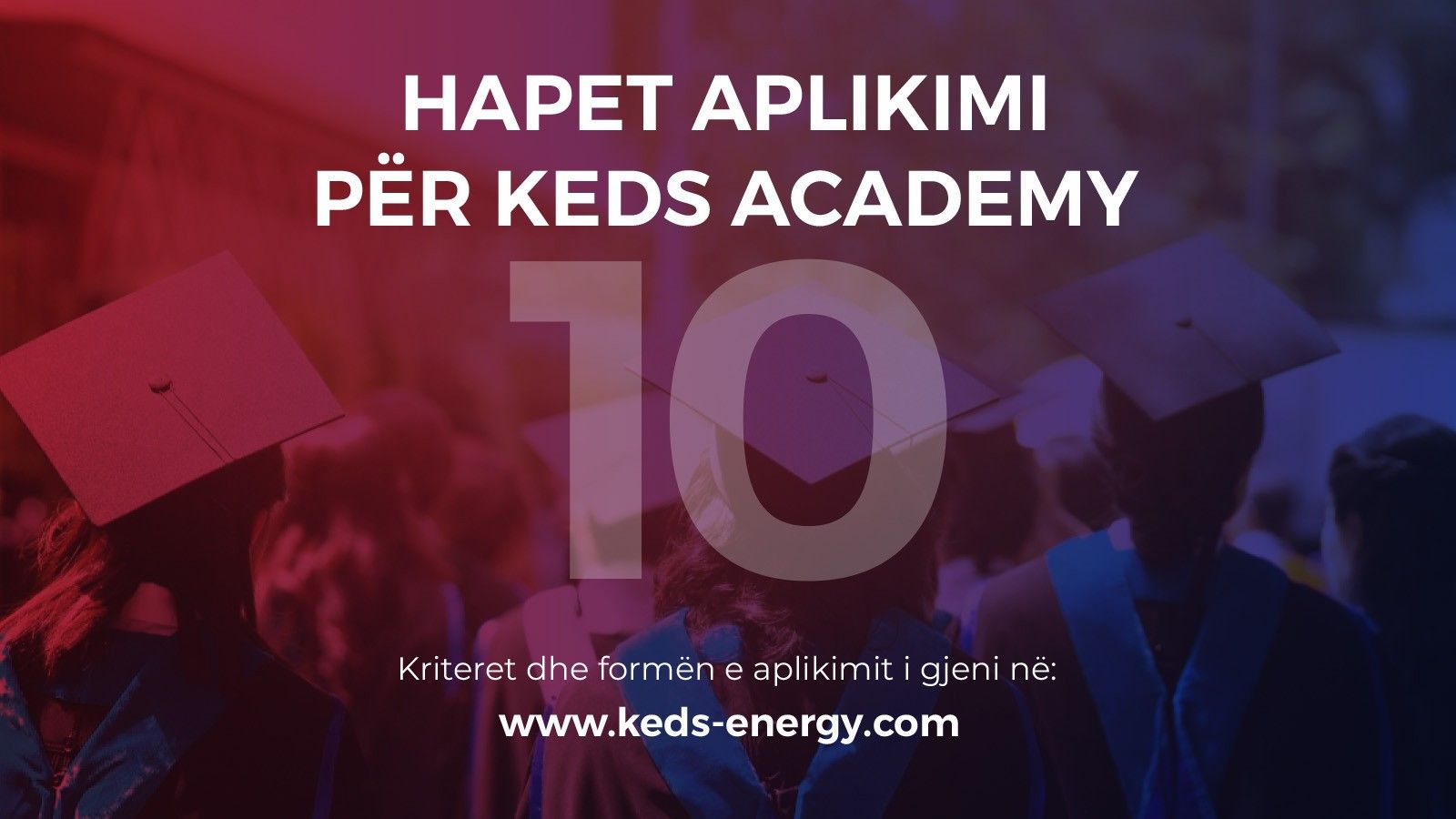 The application for the 10th generation of KEDS Academy for pupils and ...