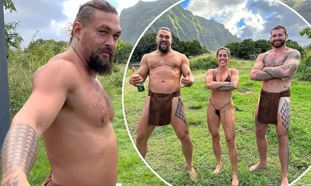 Jason Momoa and his colleagues undress for the filming of the new series "Chief of War ...