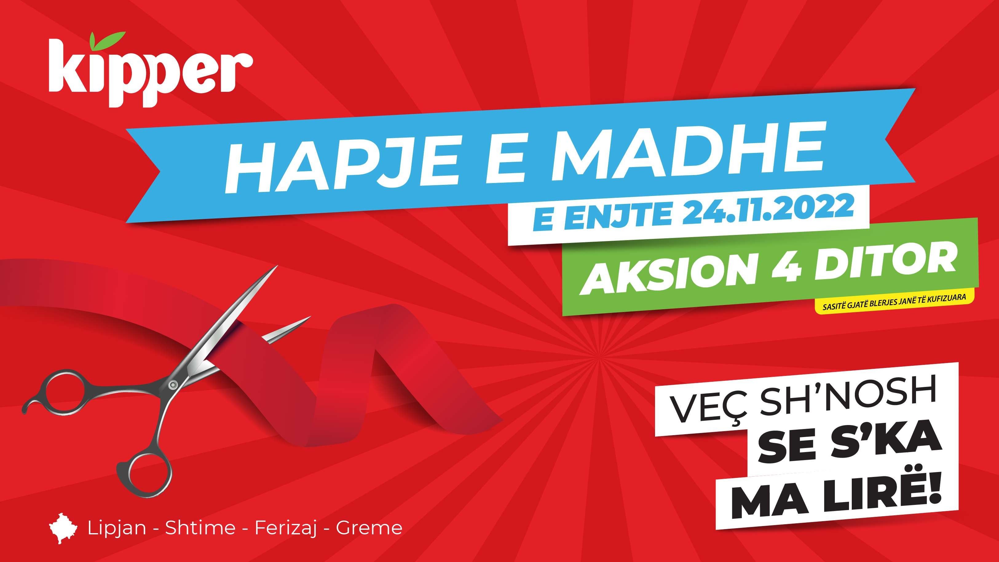 The opening of Kipper markets in Kosovo is also taking place with crazy ...