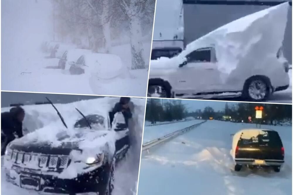 The snow storm, 55 people lost their lives from the extreme cold ...