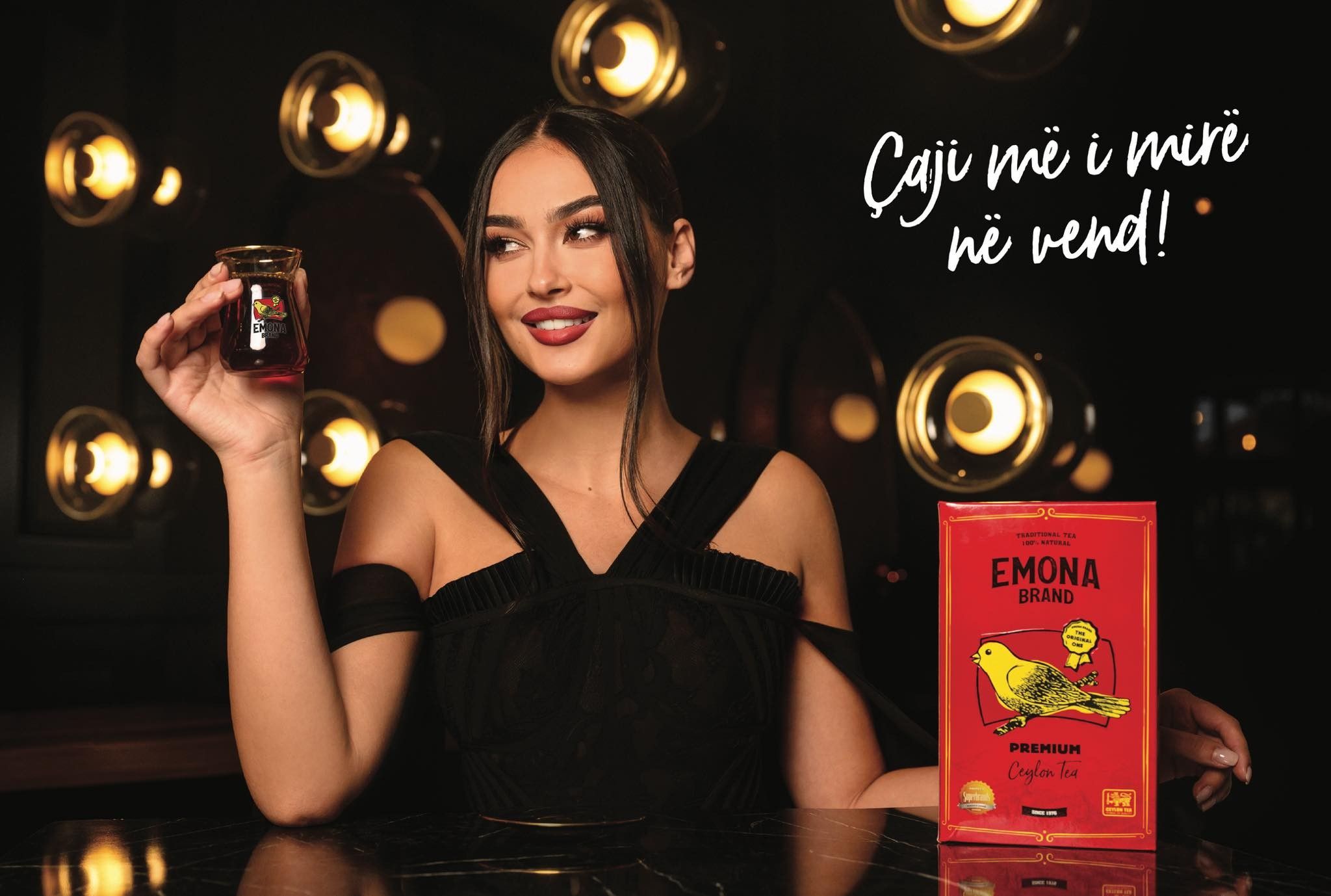 Adrola Dushi image of Emona brand tea - Telegrafi - Telegrafi