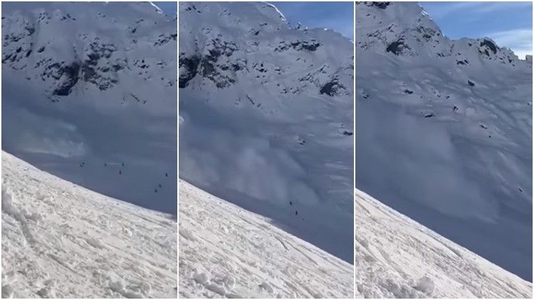 All the missing skiers are rescued - the scary moments of the avalanche ...