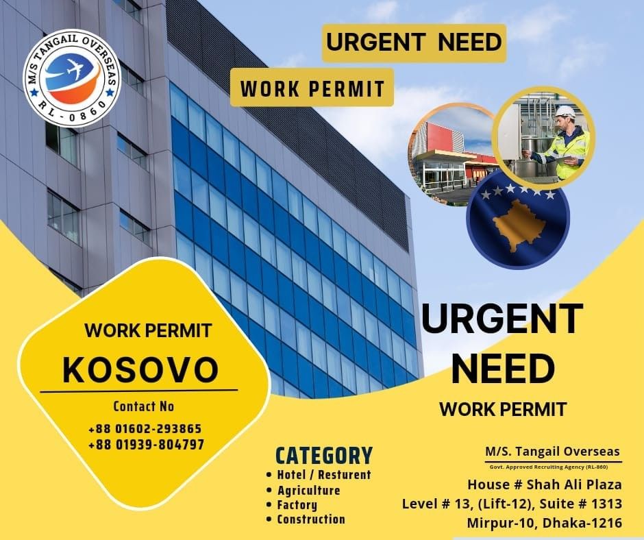 Agjencia nga Bangladeshi kërkon punëtorë për punësim në Kosovë ...