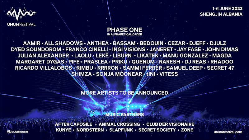 UNUM Festival shpalosi valën e parë të artistëve për vitin 2023 ...