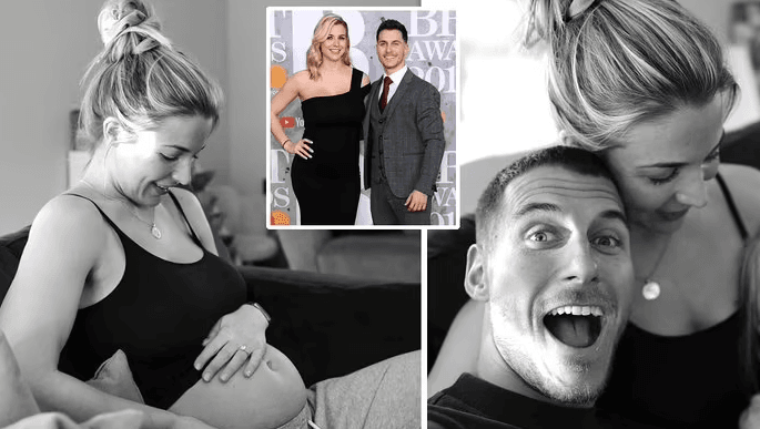 Gemma Atkinson reveals that she is expecting her second child with ...
