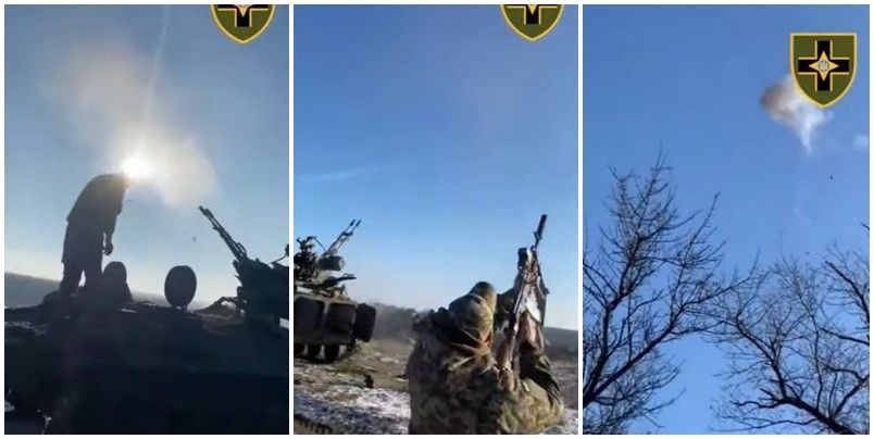 The Ukrainians destroy five Russian kamikaze drones in the air - one of ...