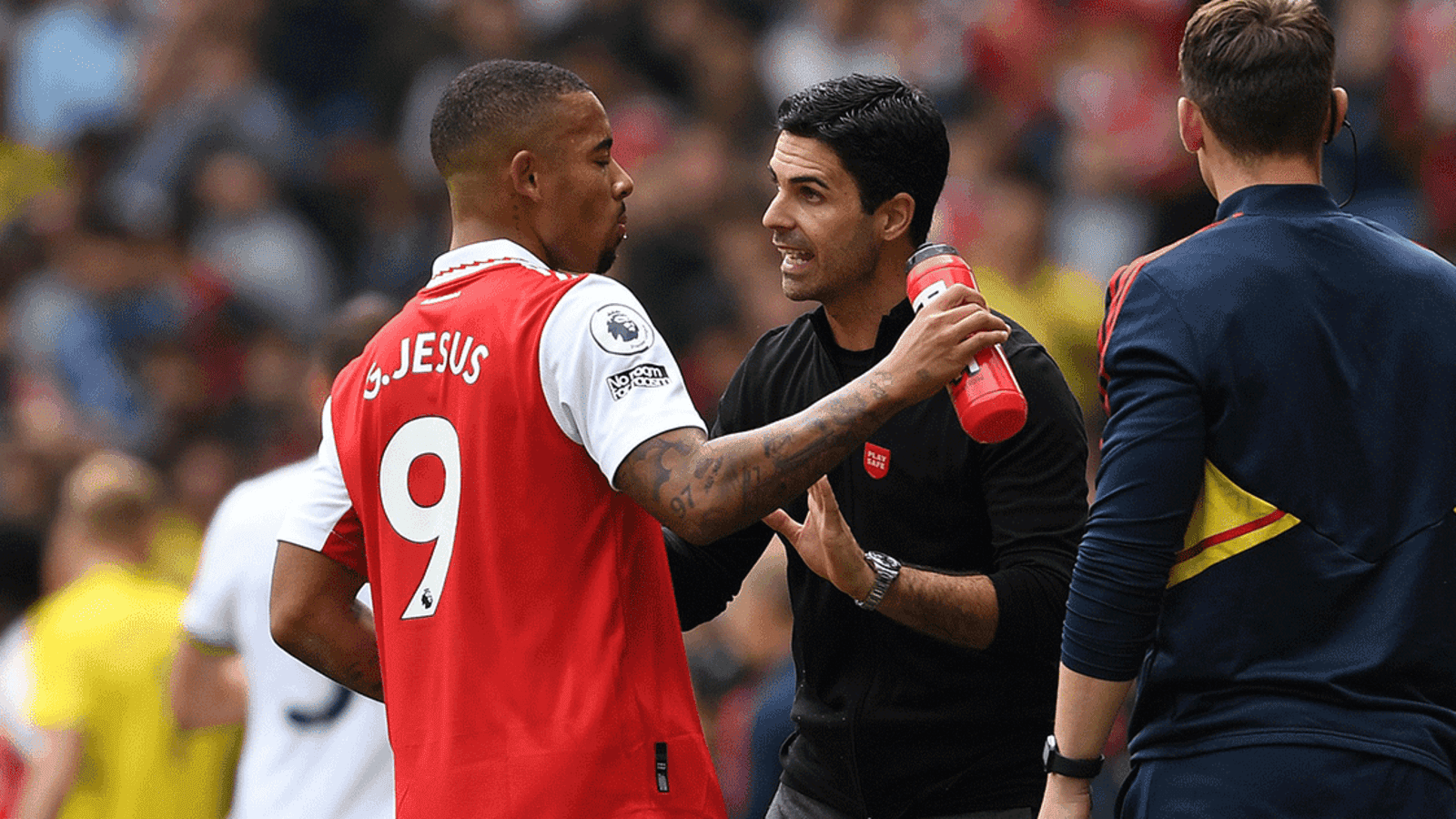 Arteta talks about Gabriel Jesus' injury - Telegraph - Telegraph