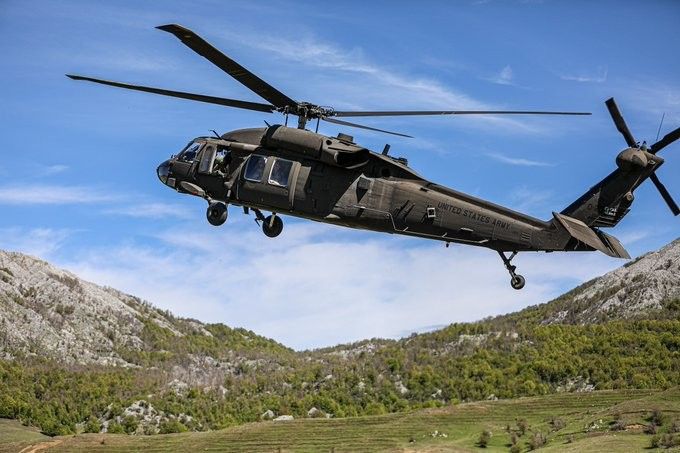 US Navy helicopter squadron completes rare training in Albania ...