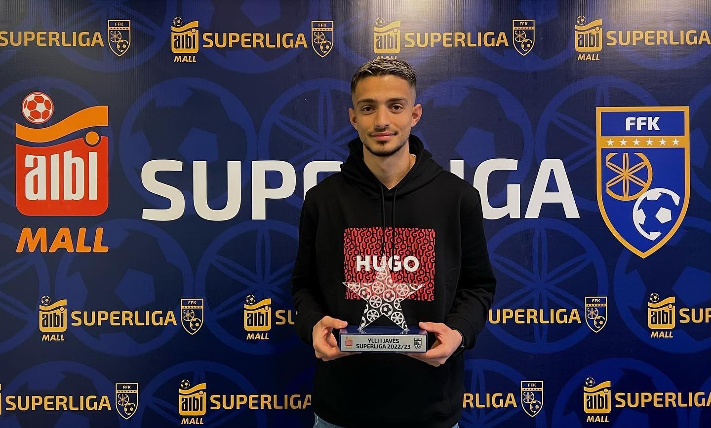 Albion Rrahmani is again chosen "Star of the Week" in the Albi Mall Superliga of Kosovo ...