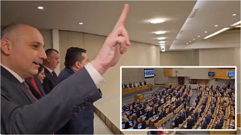 A delegation from the Republika Srpska of Bosnia was greeted with ...