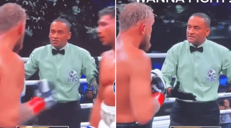 Jake Paul was asked the most humiliating question ever by the referee ...