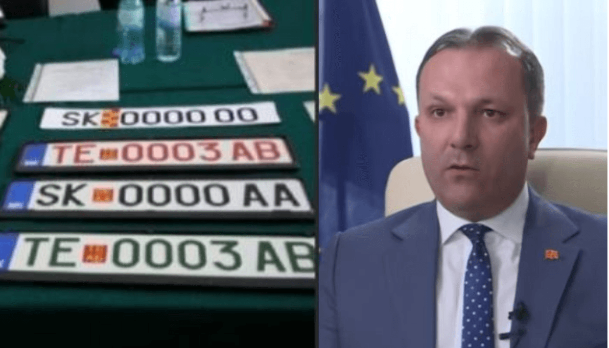 Spasovski: The possibility of placing NMK stickers on license plates ...
