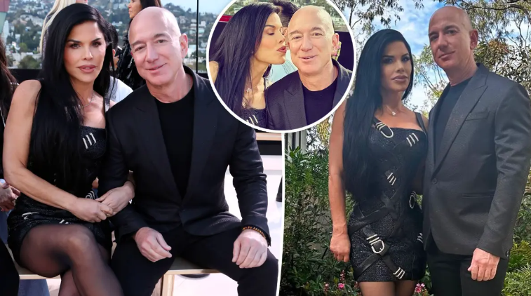 Billionaire Jeff Bezos and his partner, Lauren Sanchez, get attention ...