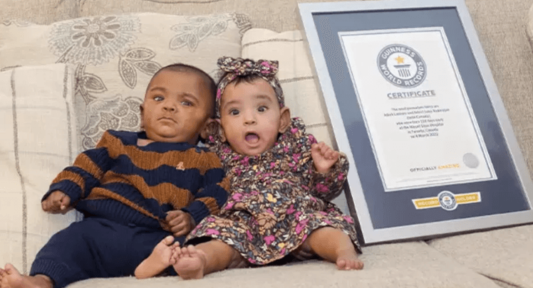 Binjakët kanadezë kanë thyer rekordin Guinness me afatin e lindur para ...