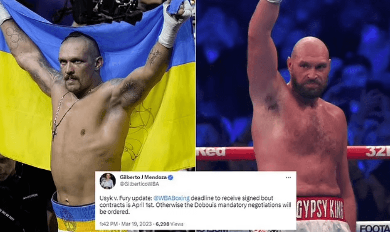 A deadline is set for the duel between Tyson Fury and Oleksandr Usyk ...