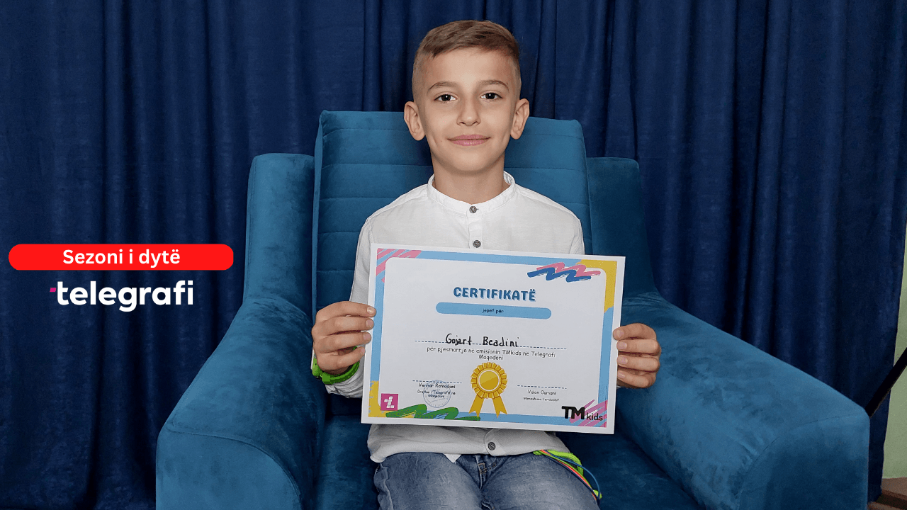 Gojart Beadini in TMkids, the boy who has a passion for football ...