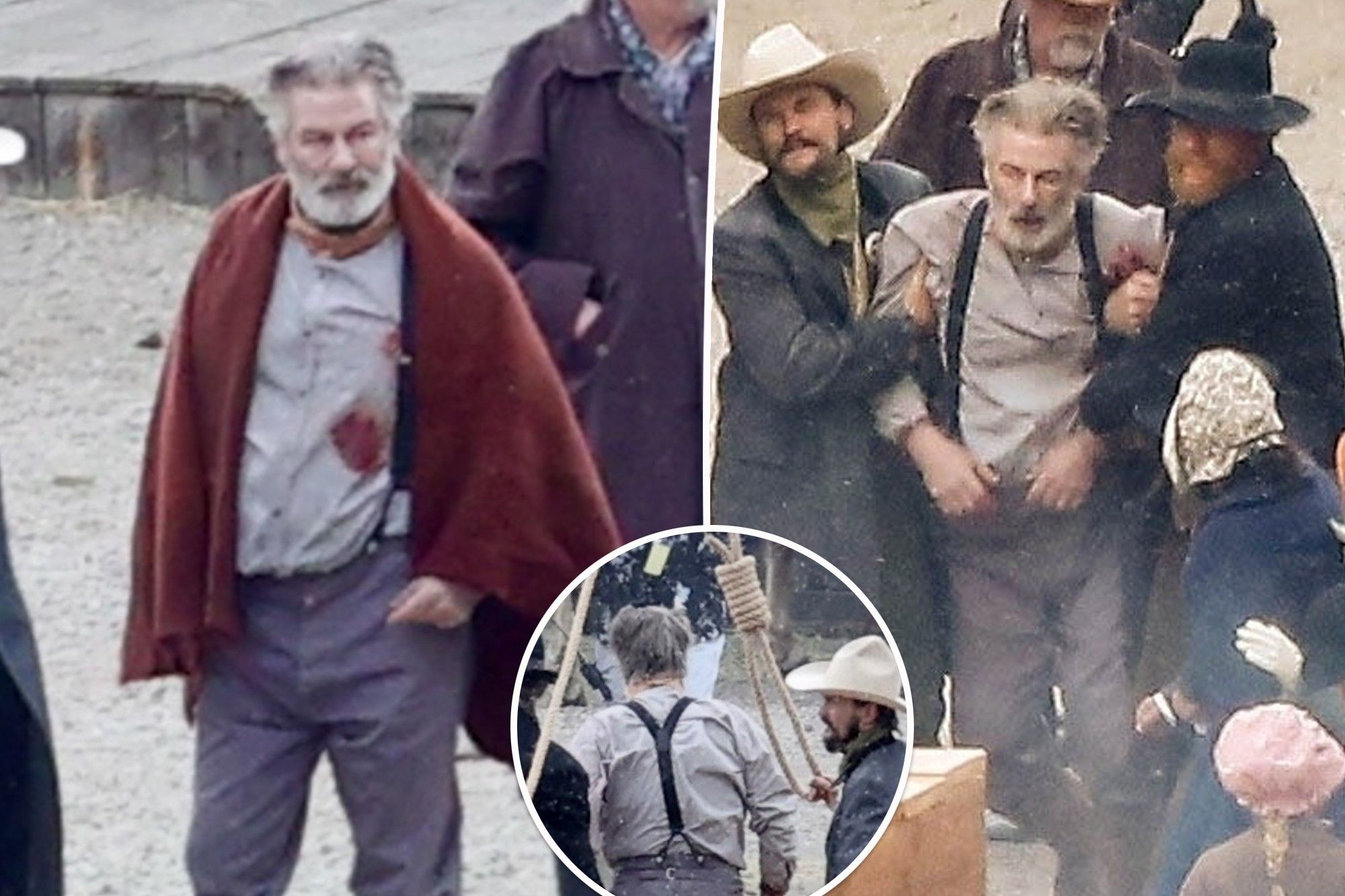 Alec Baldwin is photographed during the filming of the movie "Rust ...