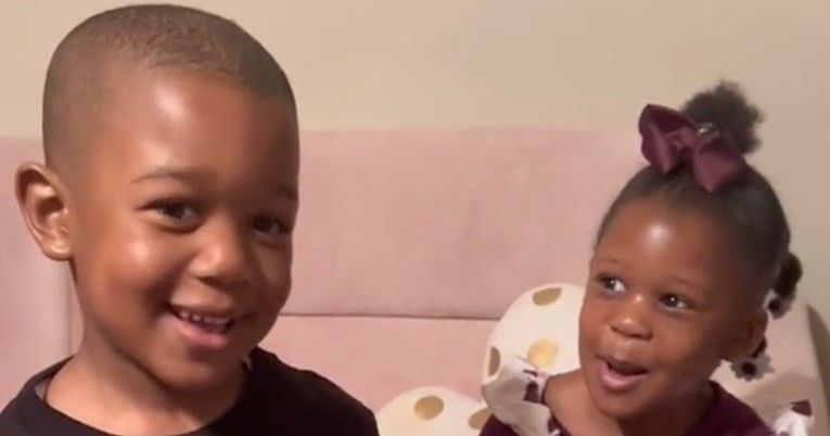 Every morning, the five-year-old tells his sister that she is beautiful ...