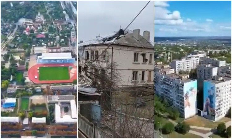 Before and after the conquest of Bakhmut - from a prosperous city to a ...