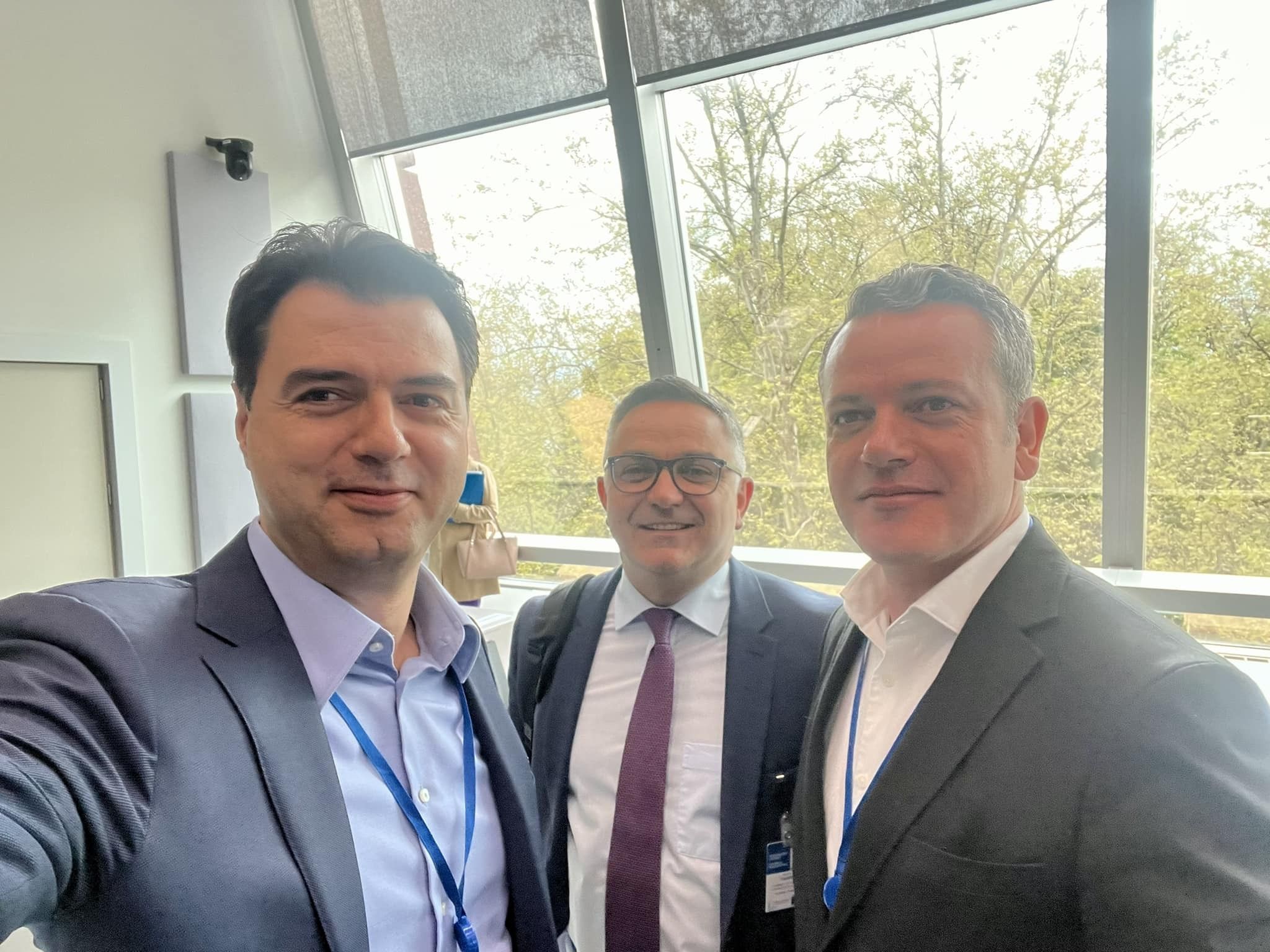 Basha shares the photo from the Council of Europe: Hoping for good news ...