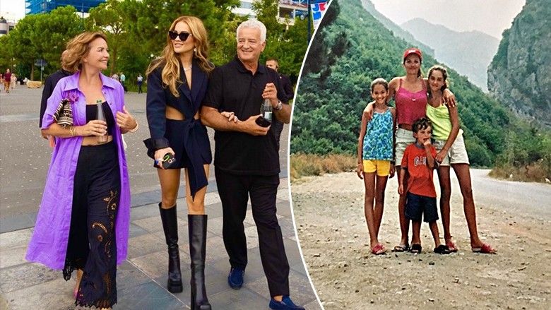 Rita Ora publishes photos from the time when she and her family visited ...