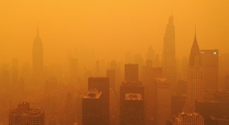 "Apocalyptic" view due to the fire in Canada - New York became the most ...