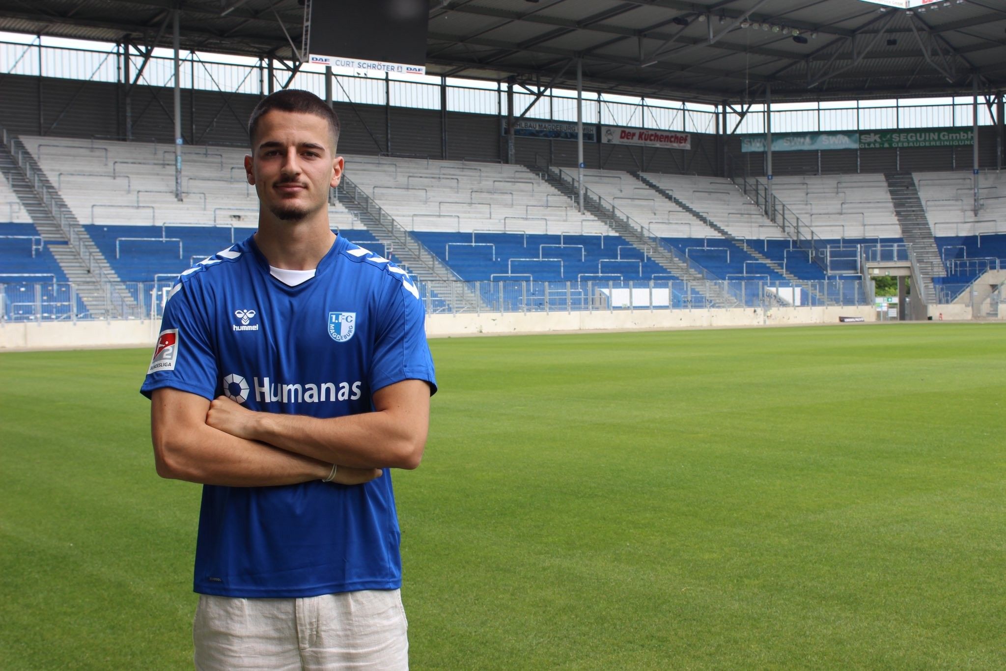 Official: Andi Hoti completes the transfer to 1. FC Magdeburg ...
