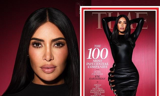 Kim Kardashian poses in the new issue of "Time" magazine, admits that ...