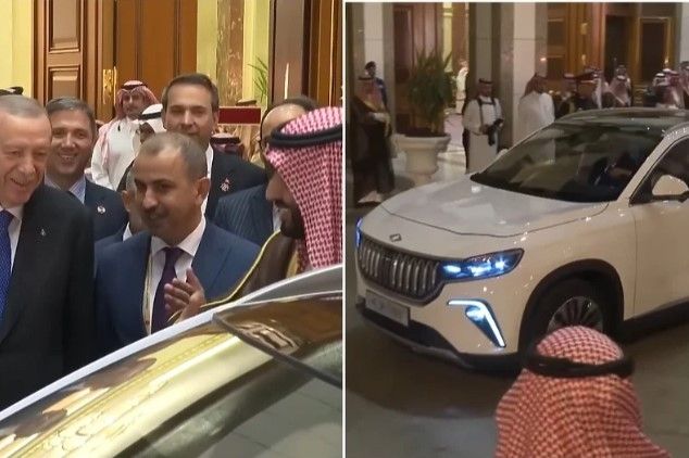 Erdogan presents the first electric car produced in Turkey to the Saudi ...