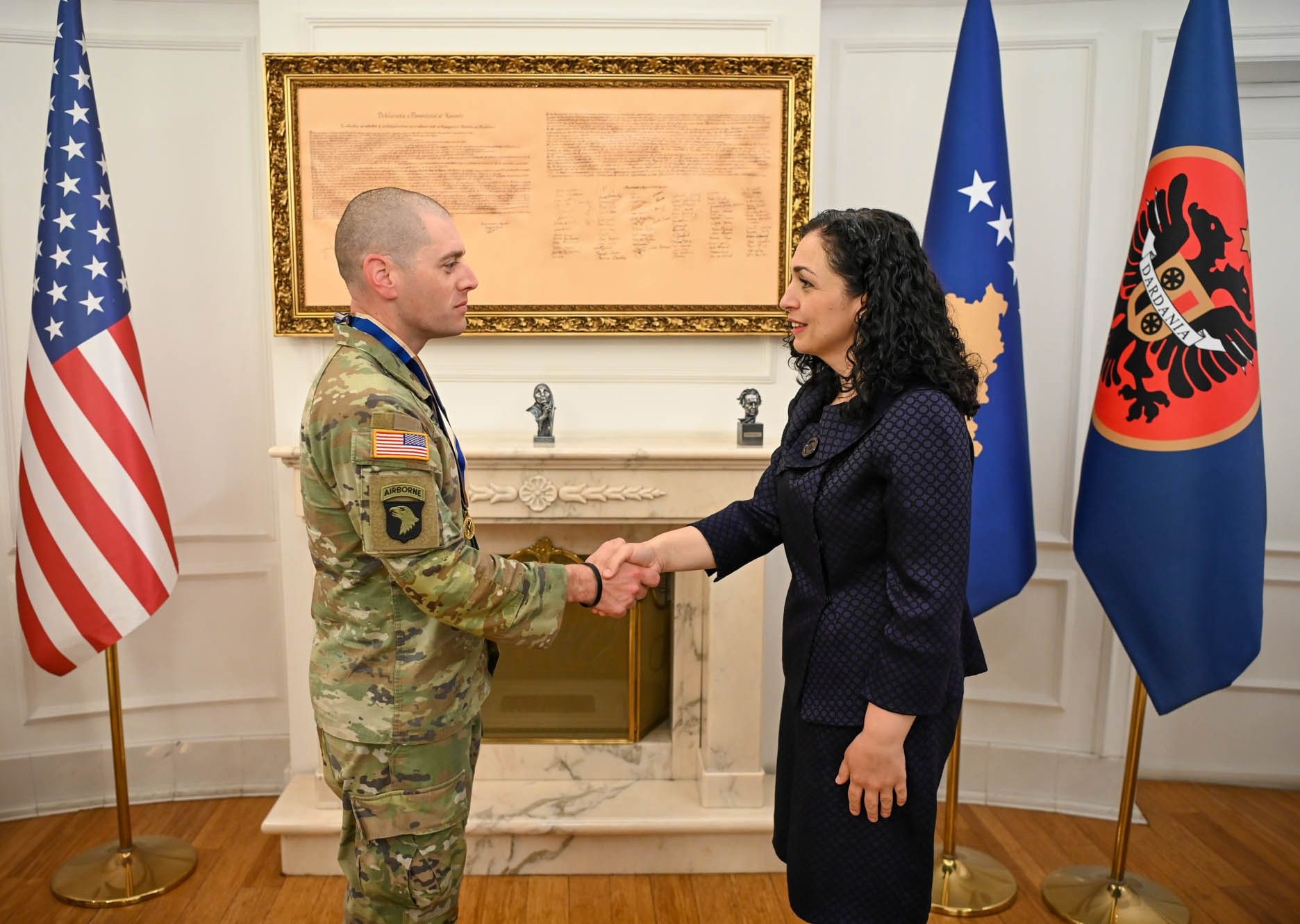 Rakiq counted the wounded KFOR soldiers, Lieutenant Colonel Sheets is ...