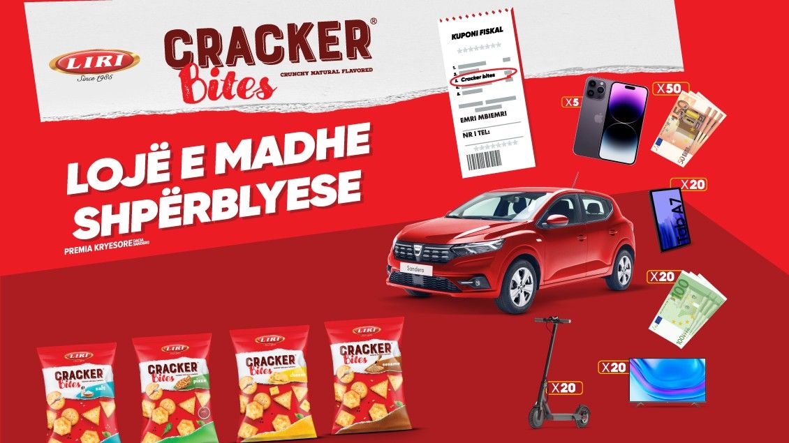 Something big is happening! Win every week with Cracker Bites ...