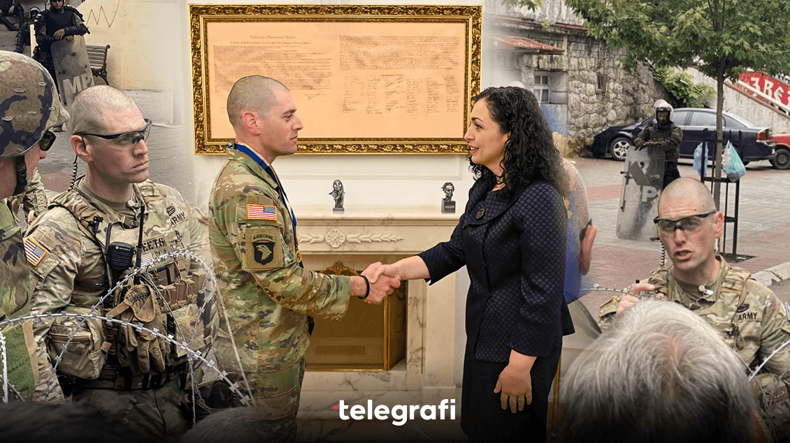 Rakiq counted the wounded KFOR soldiers, Lieutenant Colonel Sheets is ...