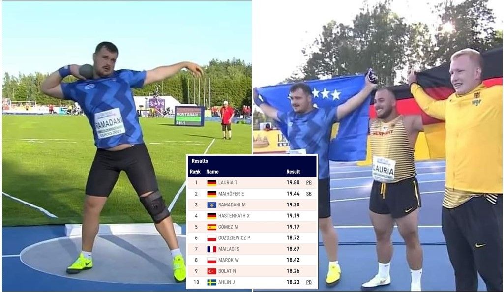 Muhamet Ramadani wins the bronze medal in the U-23 European ...